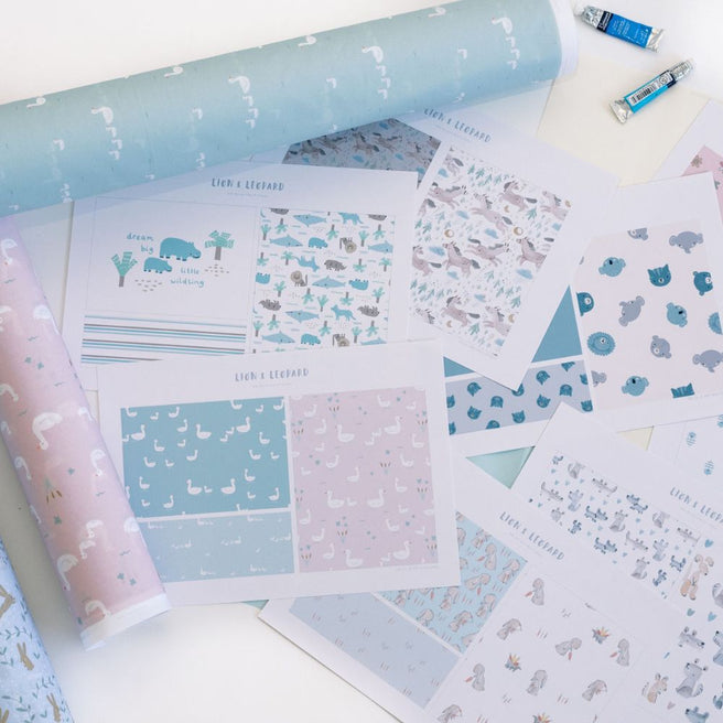 Lion & Leopard | Kids Design and Print Studio